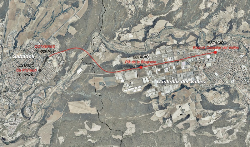 El DPTOP sotmet a informació pública el perllongament de la línia d’FGC ...