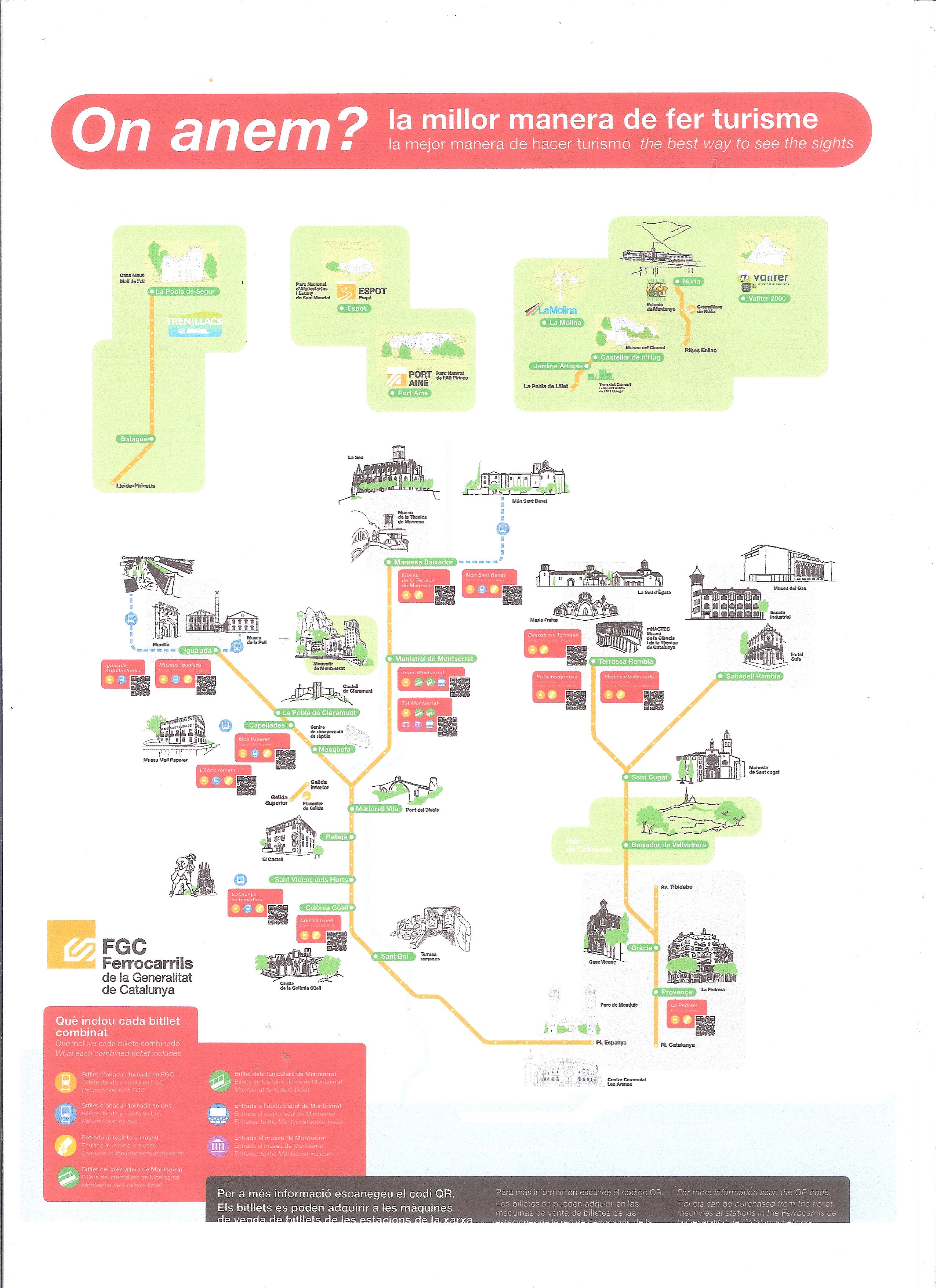 FGC presenta On anem?, una oferta de lleure de la xarxa de Ferrocarrils ...